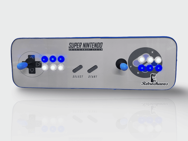 Tablero Arcade con botones de luz led - Súper Nintendo – Retrochavos